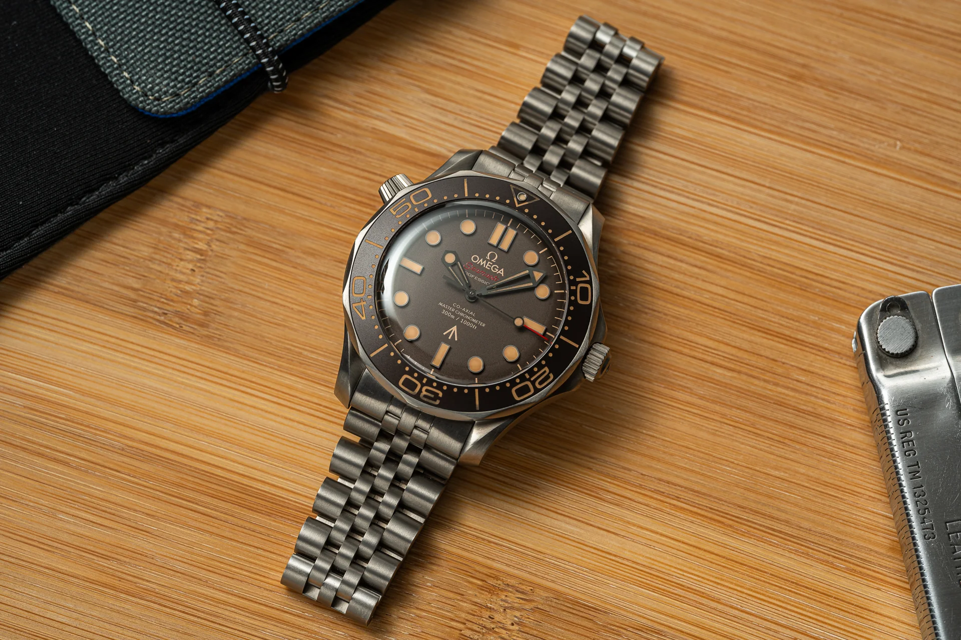 Uncle Straps Omega Seamaster No Time to Die Titanium Jubilee Bracelet ...